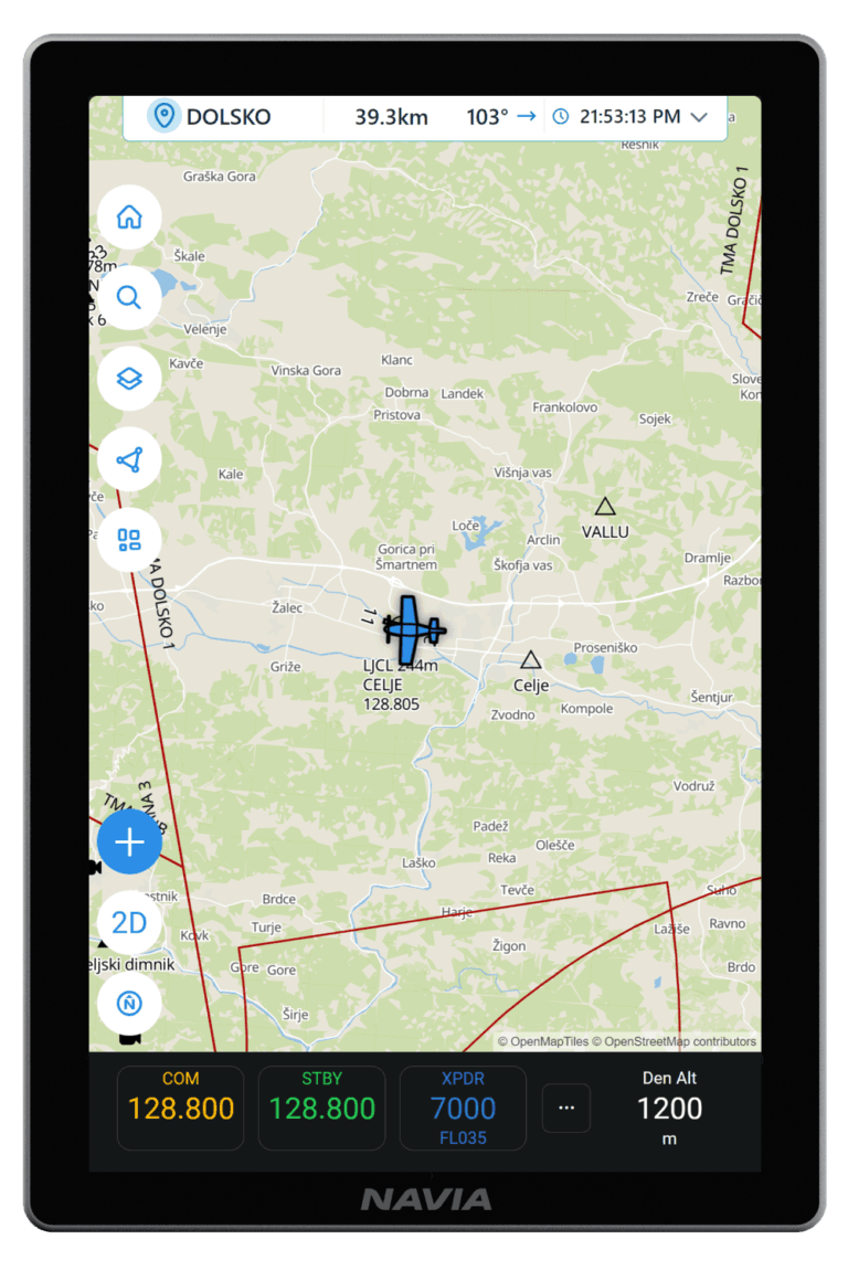 Navia Displays - LX navigation